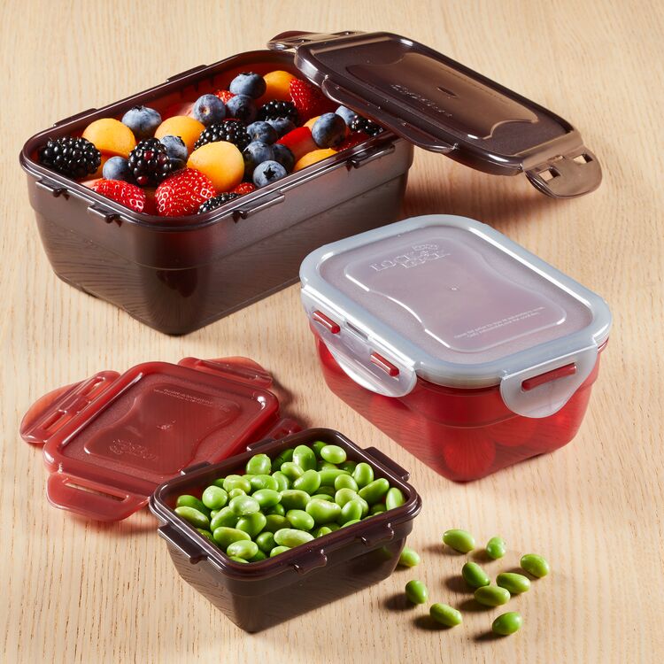 ECO 6-Piece Rectangular Food Storage Container Set – PotsandPans