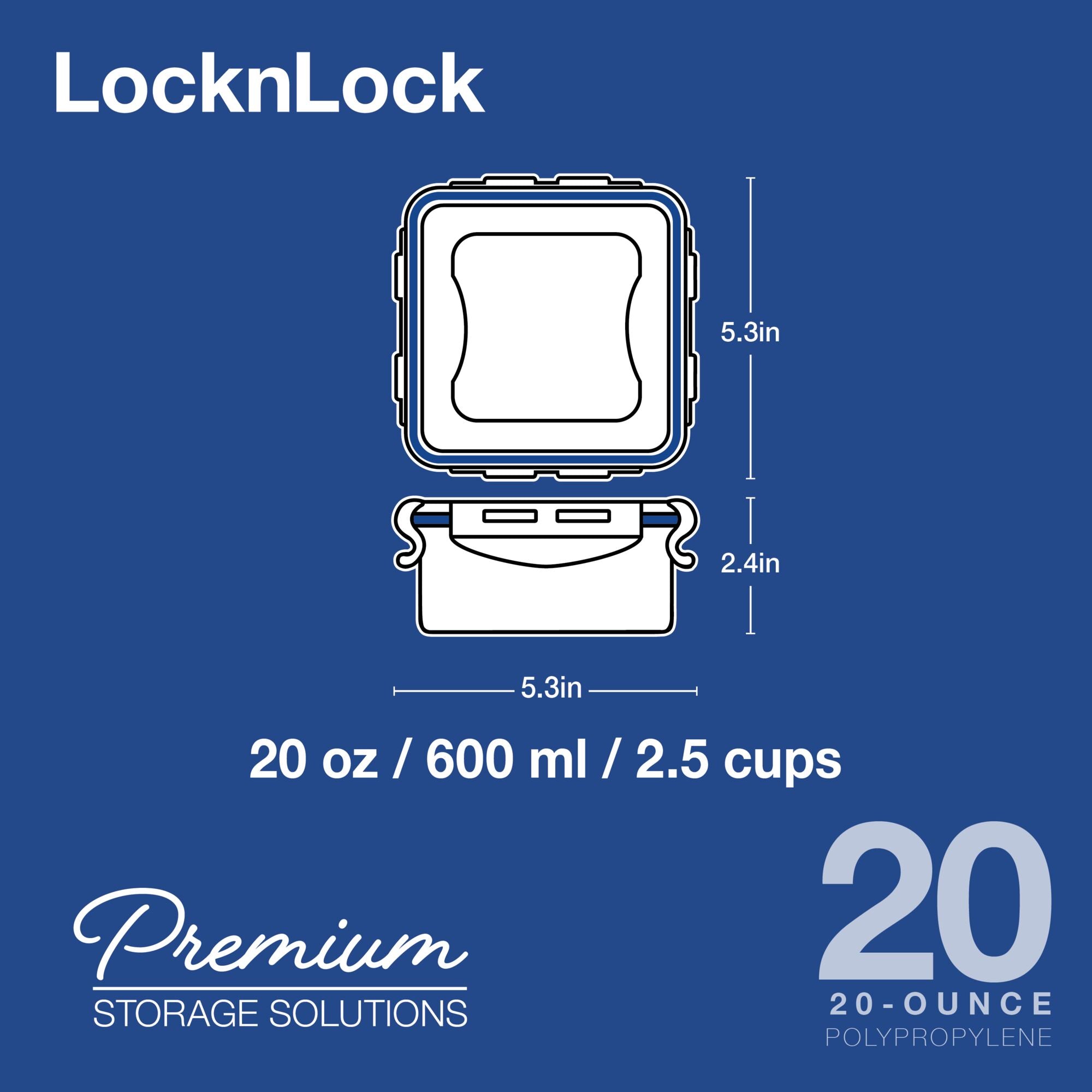 Tritan Airtight Square Container – PotsandPans