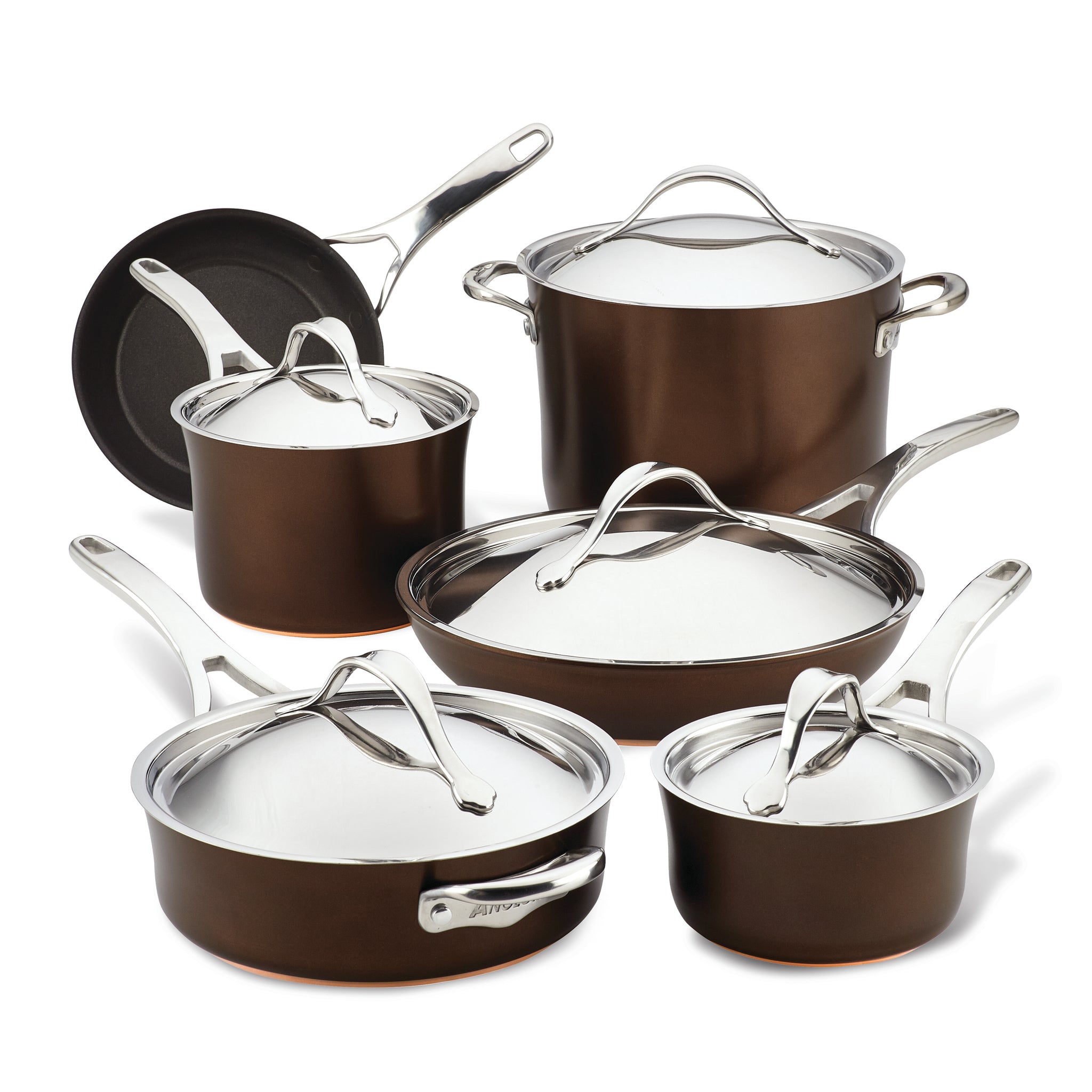 Nouvelle Copper Luxe 11-Piece Cookware Set – PotsandPans