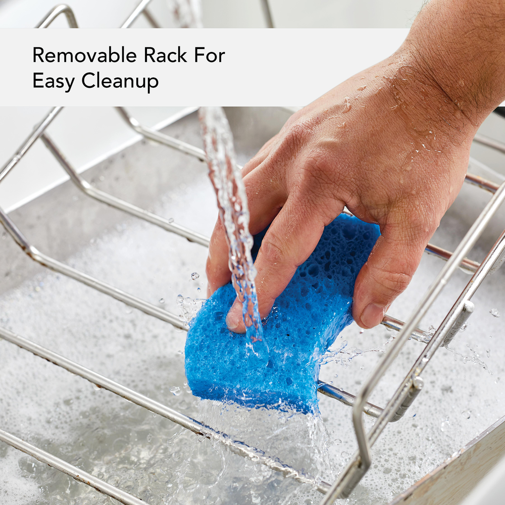 Stainless Steel 5-Ply Clad Roaster with Removable Rack – PotsandPans