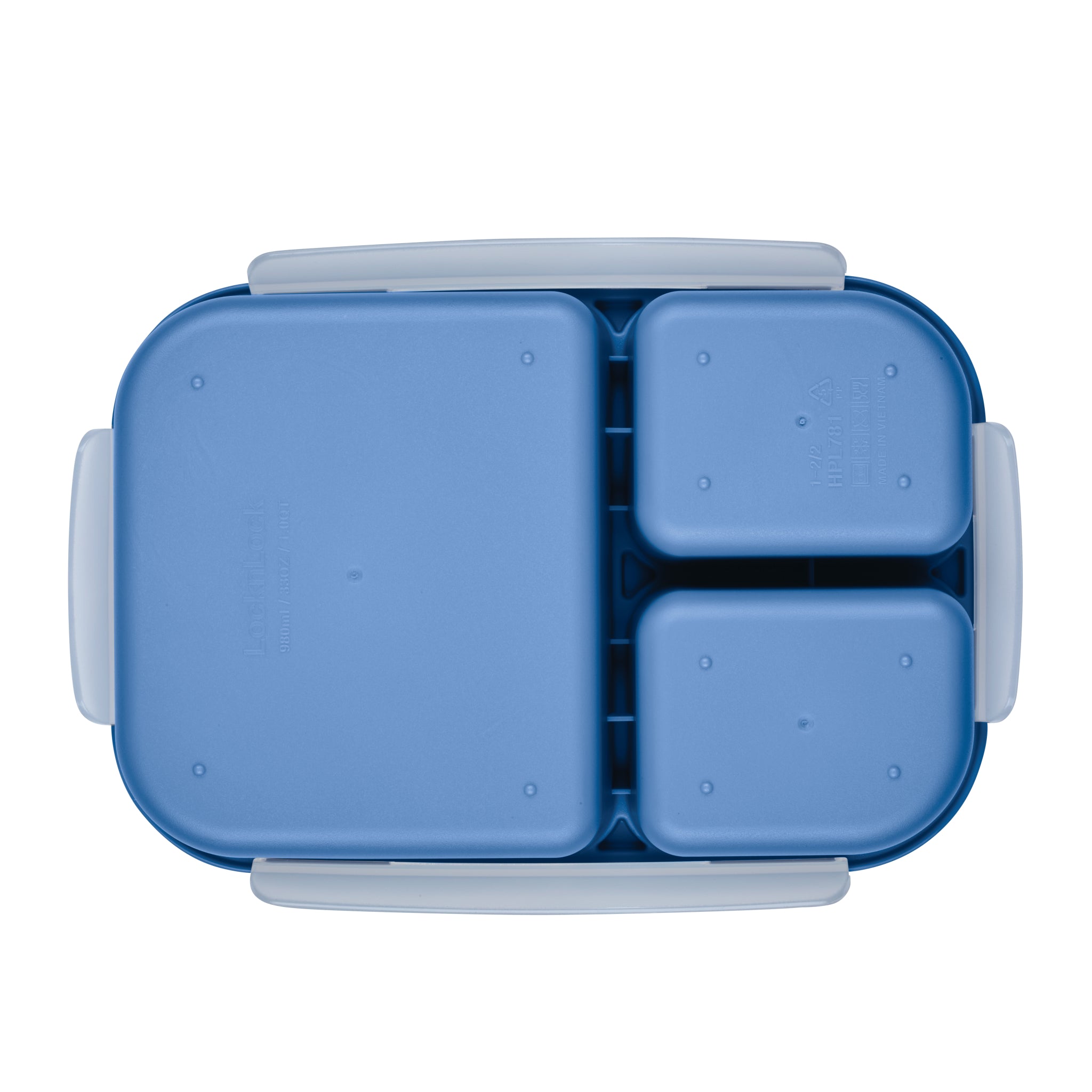 33-Ounce On the Go Divided Lunch Box Container with Removable Dips and ...