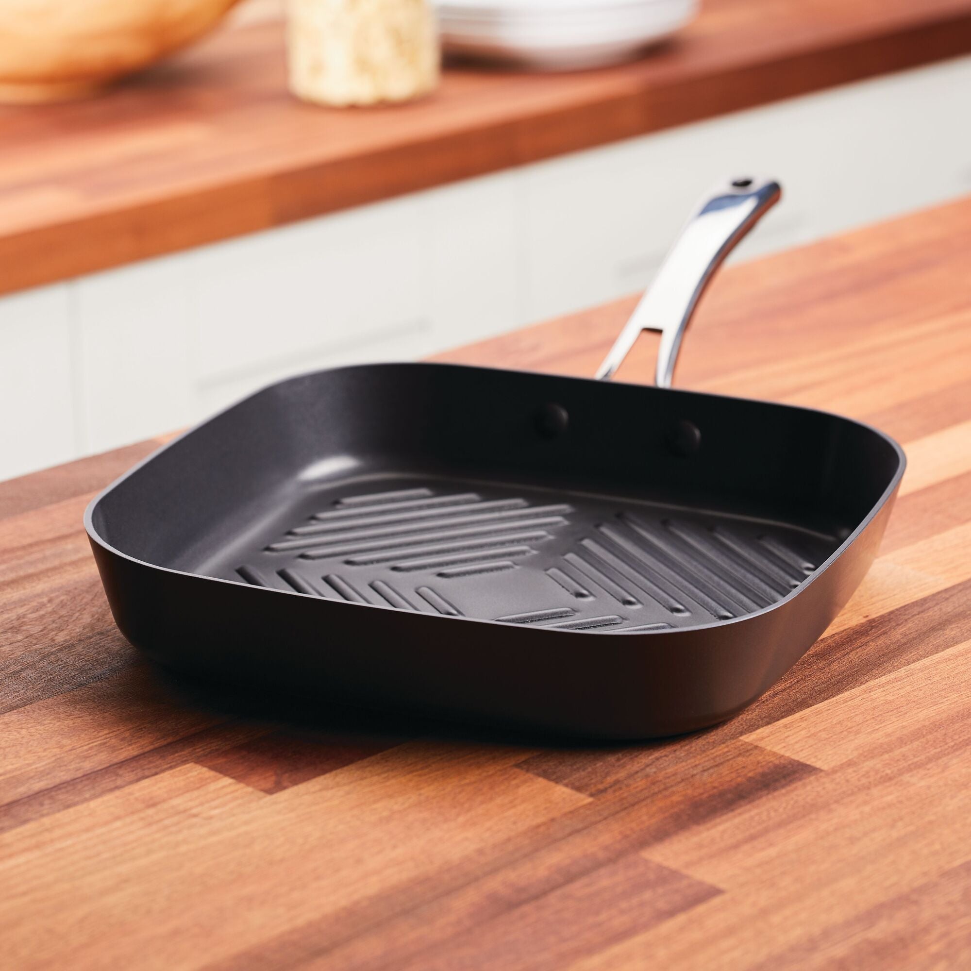 Cook + Create 11-Inch Hard Anodized Nonstick Deep Grill Pan – PotsandPans