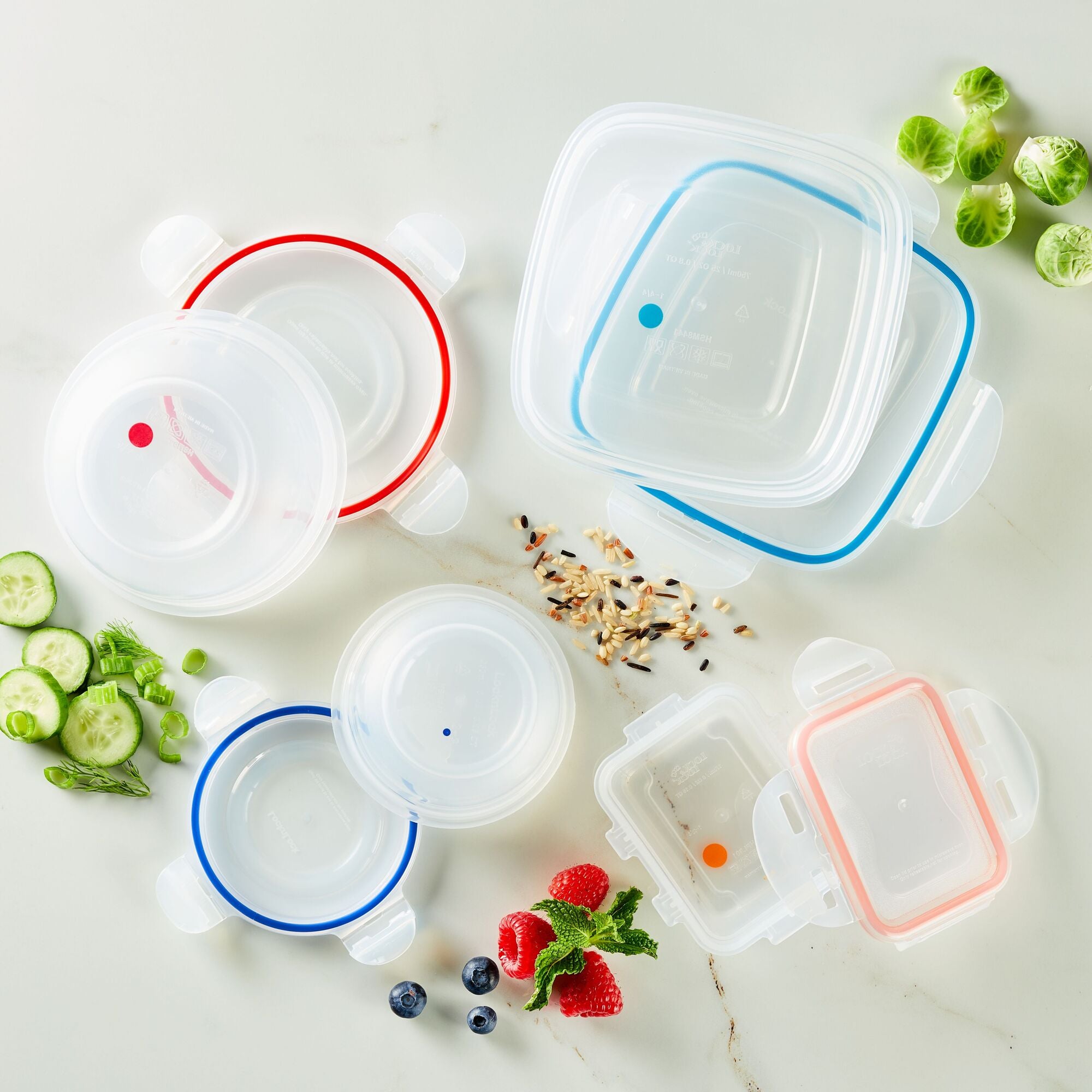 30-Piece Color Matching Food Storage Container Set – PotsandPans