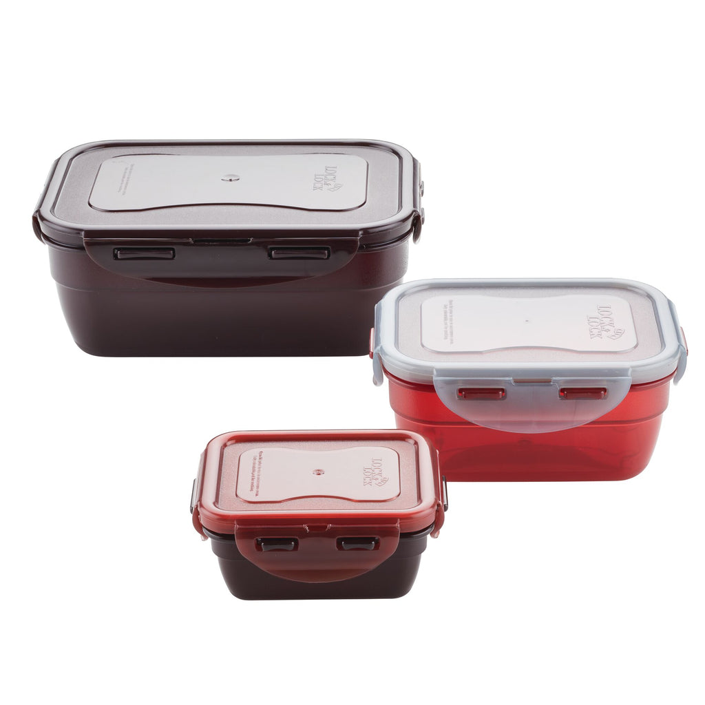 ECO 6-Piece Rectangular Food Storage Container Set – PotsandPans