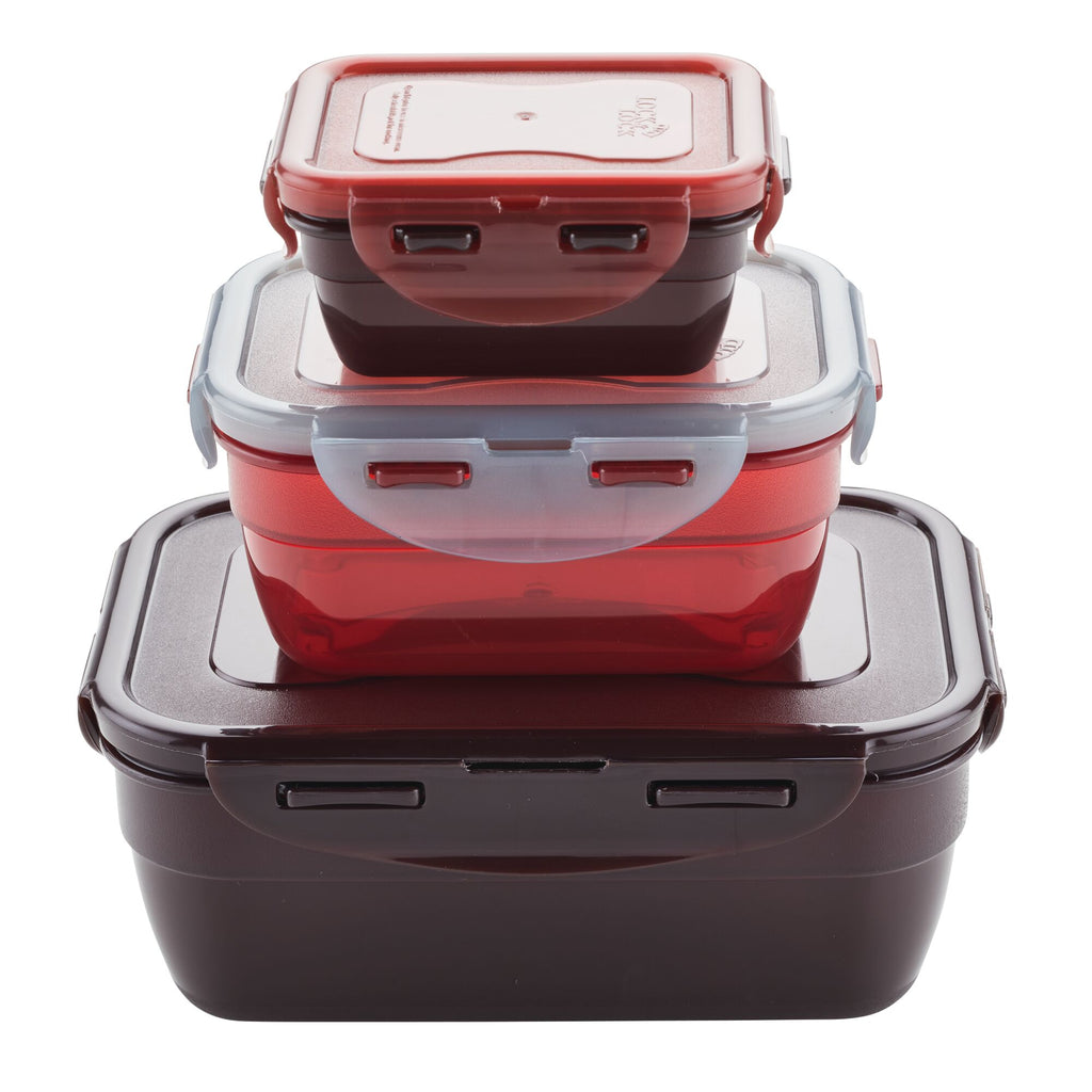 ECO 6-Piece Rectangular Food Storage Container Set – PotsandPans