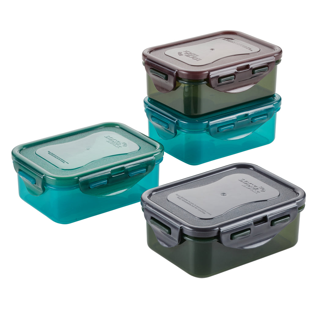 ECO Rectangular 11-Ounce 4-Piece Food Storage Container Set – PotsandPans