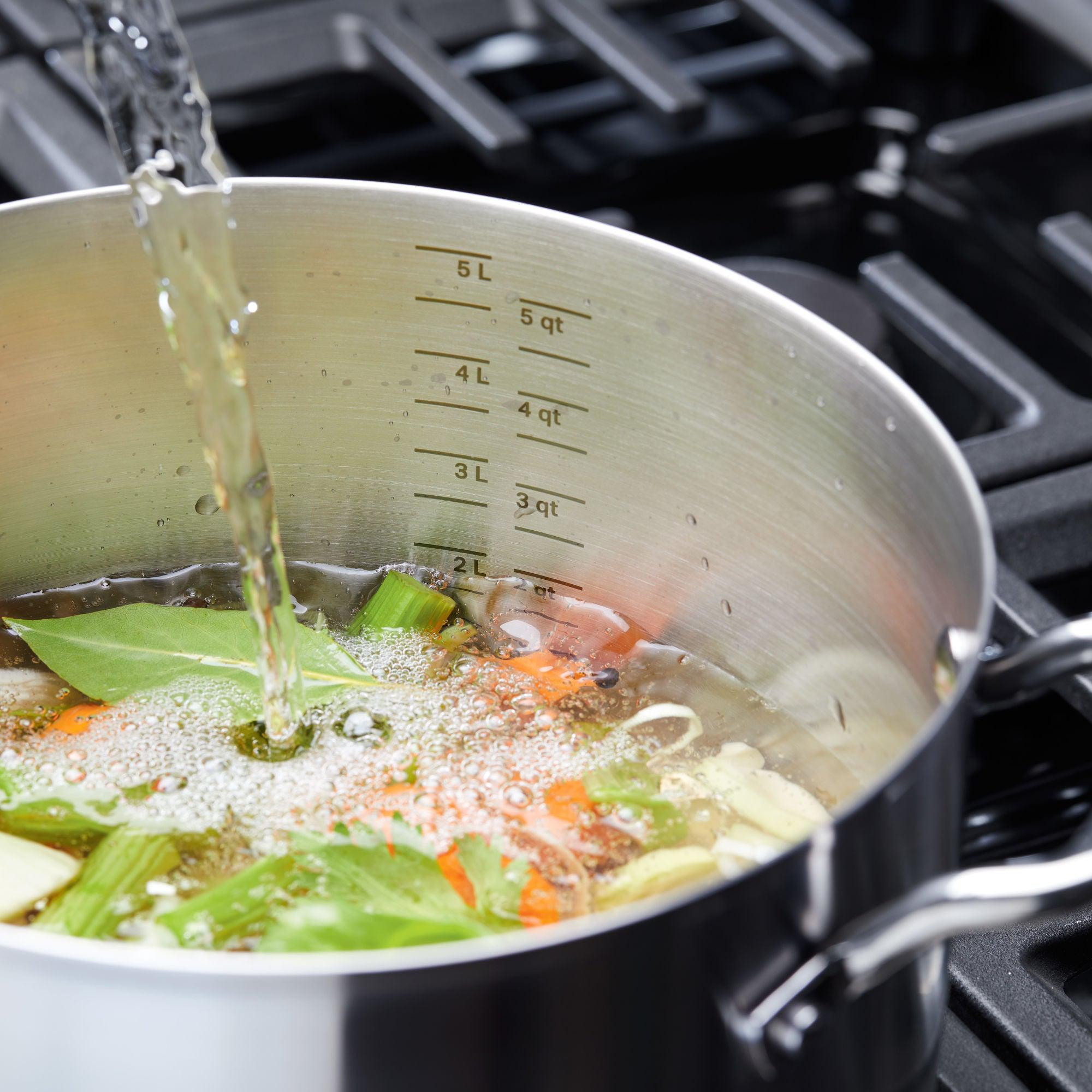 Stainless Steel 3-Ply Base 11-Piece Cookware Set – PotsandPans