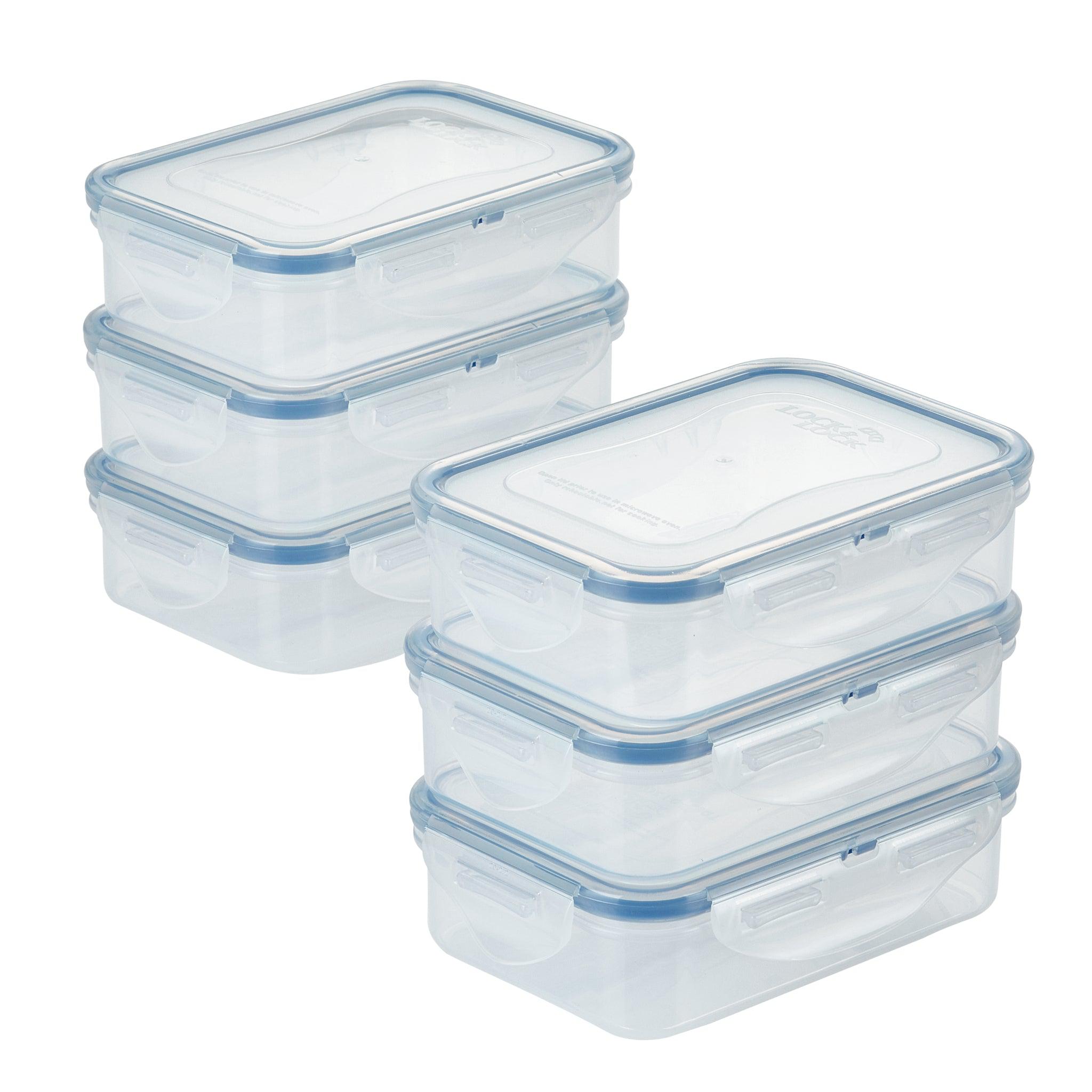 Set of 6: 12-Oz. Rectangular Food Storage Containers – PotsandPans