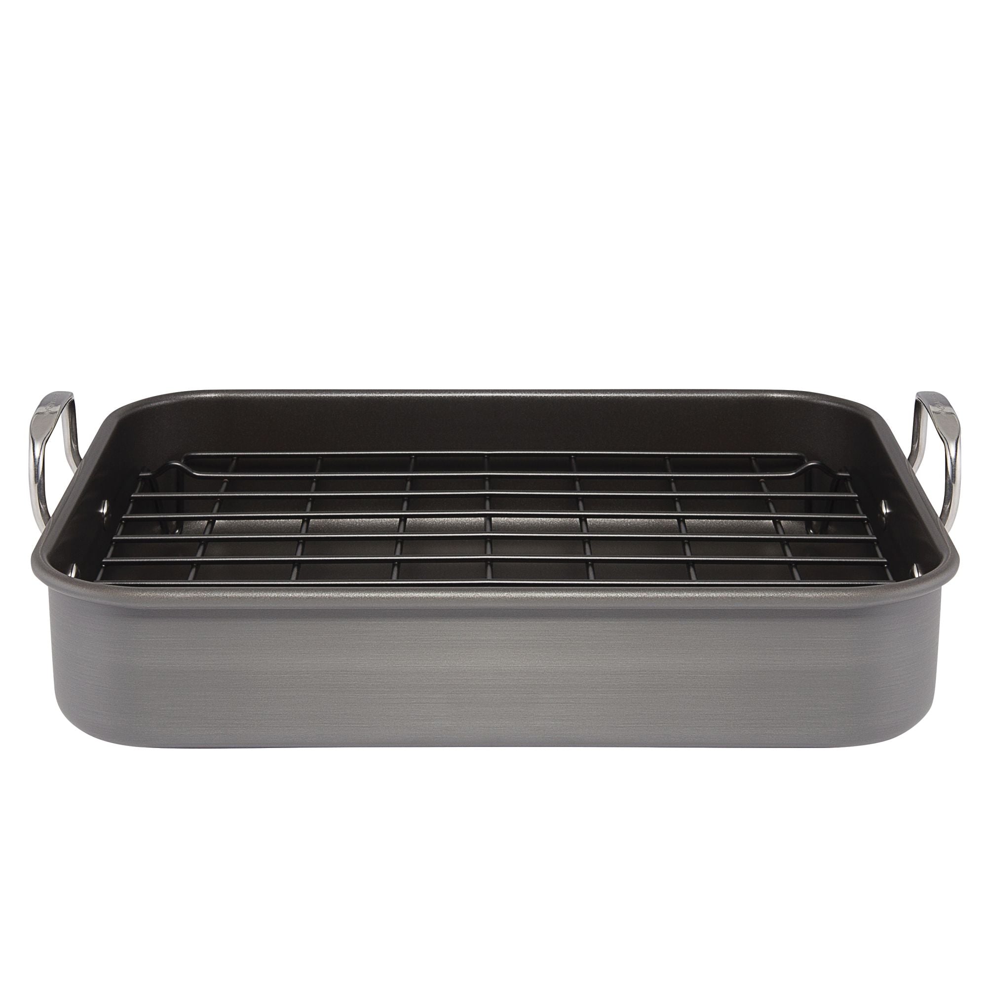 16" x 12" Nonstick Roaster with Rack – PotsandPans