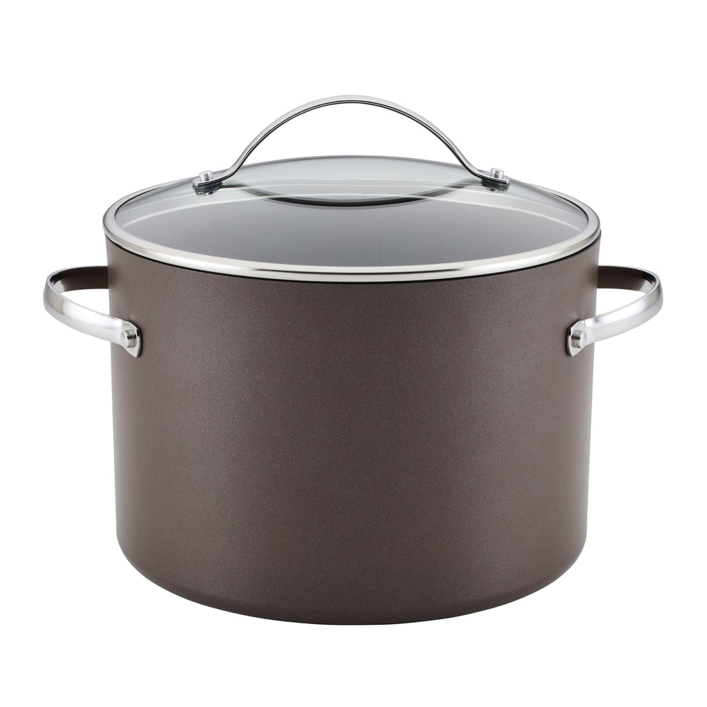 Hard-Anodized Nonstick 10-Qt. Stockpot with Lid – PotsandPans